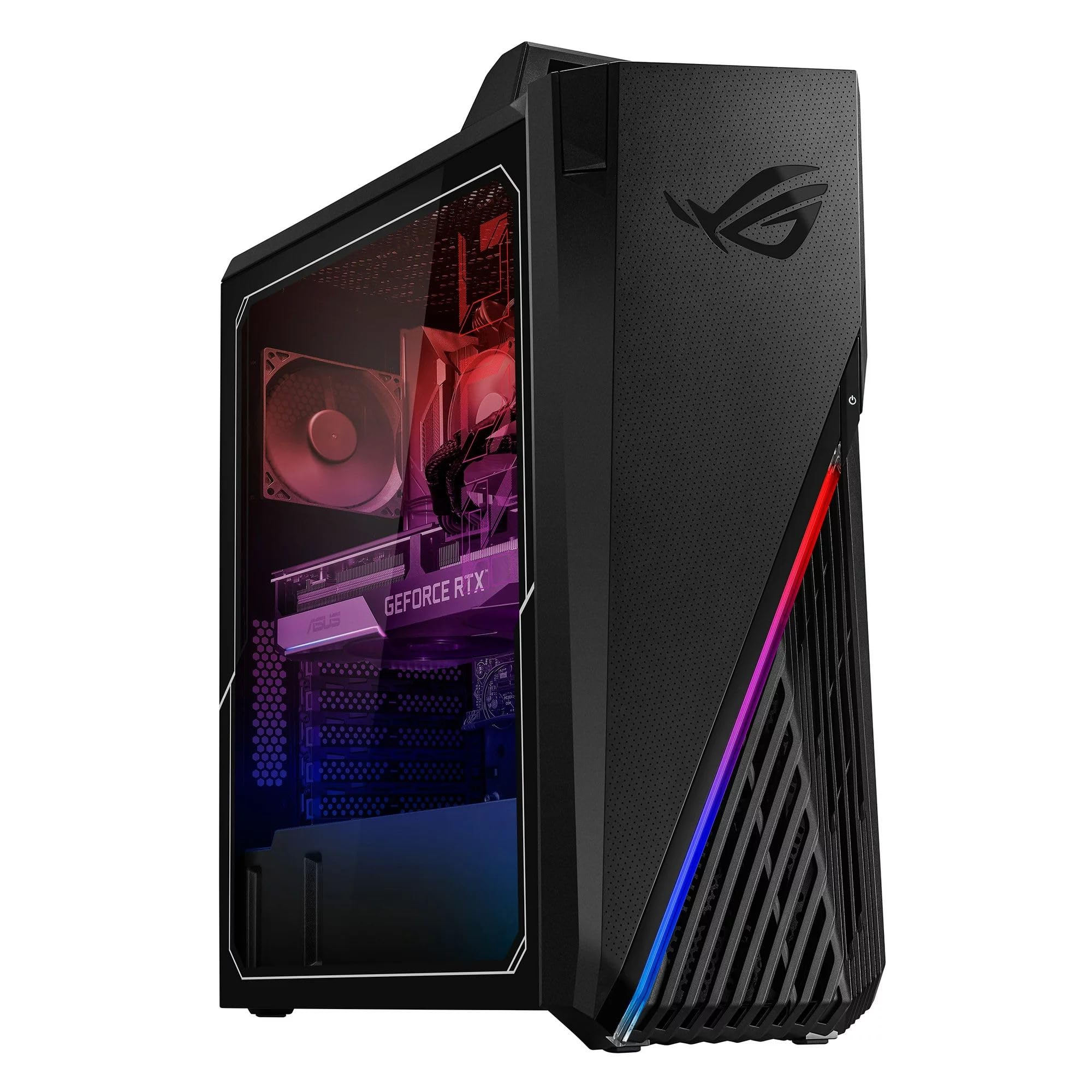 Asus ROG Strix GT15 G15 Gaming Desktop | 12th Gen Intel 12-Core i7-12700F | 64GB DDR4 2TB + 1TB SSD | Geforce RTX 3080 LHR 10GB Graphic | DisplayPort USB-C Aura Sync Lighting Win11 + HDMI Cable