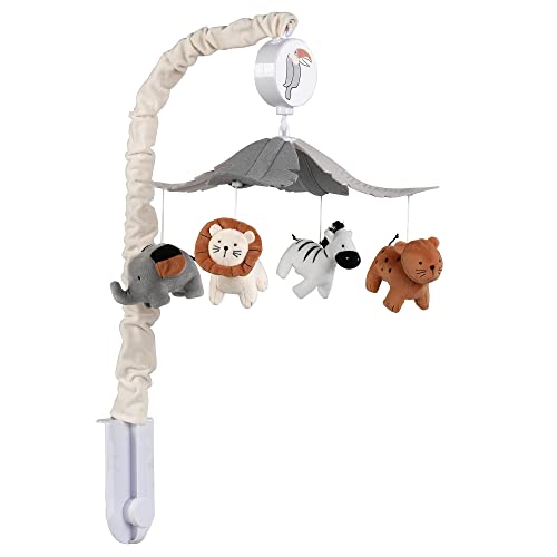 Lambs & Ivy Jungle Musical Baby Crib Mobile 718018 Multicolor
