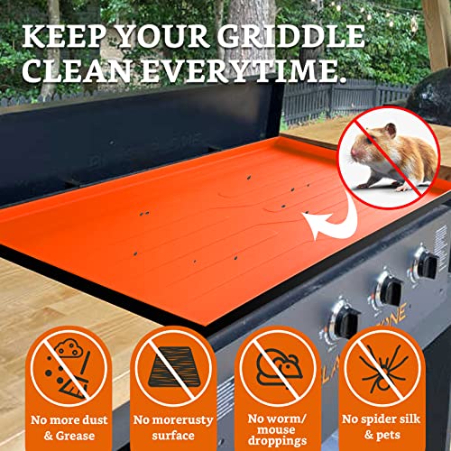 colpart 36" Silicone Grill Mat for Blackstone Griddle Mat 36 inch for Blackstone Grill Cover Heavy Duty Food Grade-BBQ Silicone Utensil Mat Protect from Rust,Insects, Debris