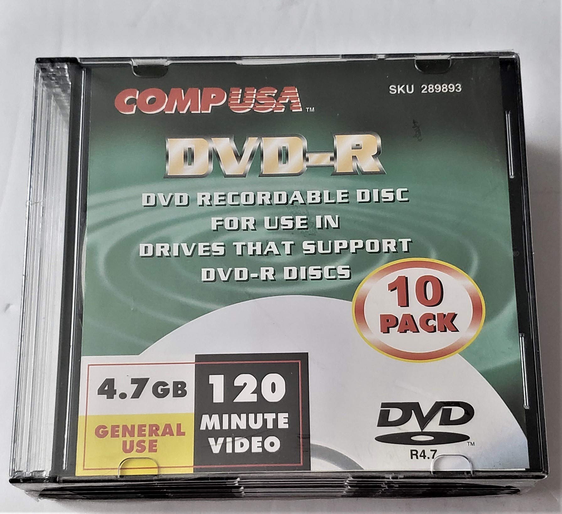 Liquid Video 4.7GB/120-Minute DVD-Rs (10-Pack) (11002144)