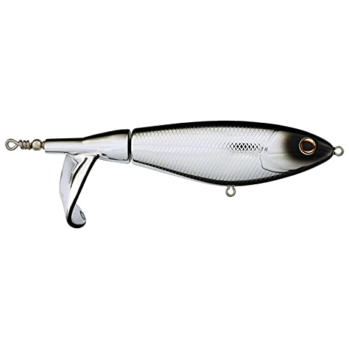 Berkley Choppo Saltwater Fishing Hard Bait, Black Chrome, 120mm - 1 oz