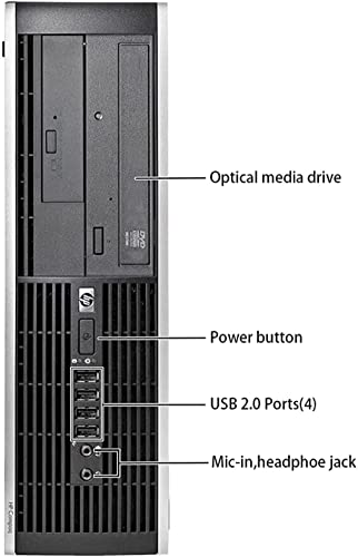 HP Elite 8300 PC, 2 x 24 FHD HP Monitors, Wireless Keyboard and, WiFi, Intel i7, 16GB, 1TB SSD Storage, Windows 10 (Renewed)