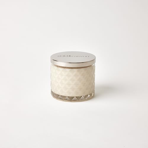 Gold Canyon™ - Candy Cane Crunch Scented Candle, Three-Wick, 100% Natural Soy Wax, Notes of Cool Peppermint, Creamy White Chocolate, and Sweet Candy Canes