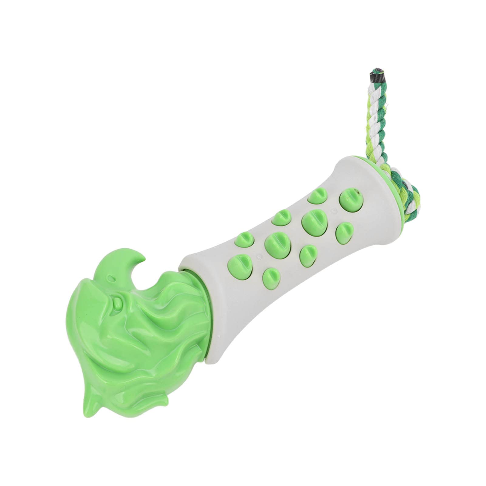 Qyebavge Durable Dog Chew Toy for Teeth Cleaning - Bite Resistant Scepter with Tug Rope for Dental Health & Interactive Training