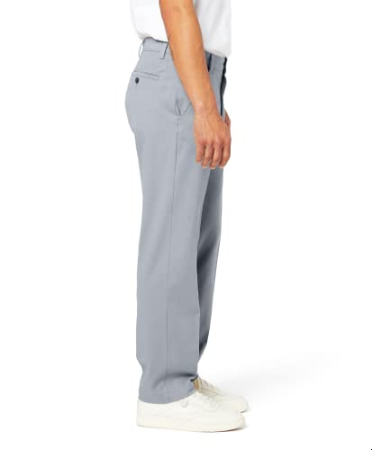 Dockers Men's Straight Fit Easy Khaki Pants, Burma Grey, 31W x 30L