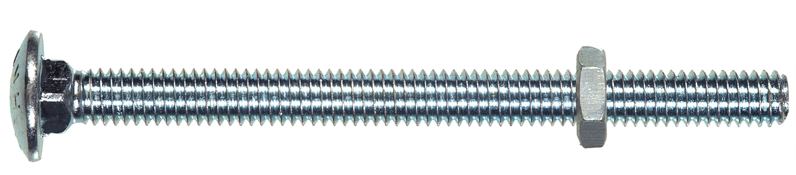 Hillman 2149 10-24 x 1-1/4-Inch Carriage Bolt with Nut, 24-Pack