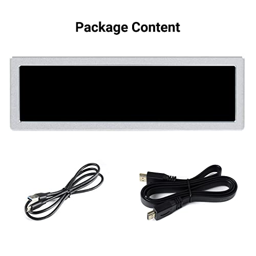 waveshare 8.8inch Side Monitor Compatible with Raspberry Pi 5/4B/3B+/3A+/2B/B+/A+/Zero/Zero W/WH/Zero 2W CM3+/4 480ร1920 Resolution HDMI IPS HiFi Speaker Supports Jetson Nano/Windows