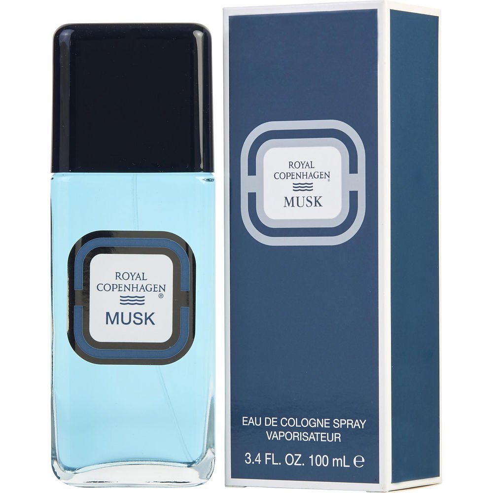 Royal Copenhagen Musk Cologne Spray 3.4 oz (Pack of 3)