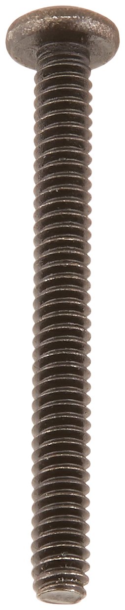 Small Parts 18-8 Stainless Steel Pan Head Machine Screw, Black Oxide Finish, Meets ASME B18.6.3, #1 Phillips Drive, #4-40 Thread Size, 1-1/8" Length, Fully Threaded, Imported (Pack of 100)