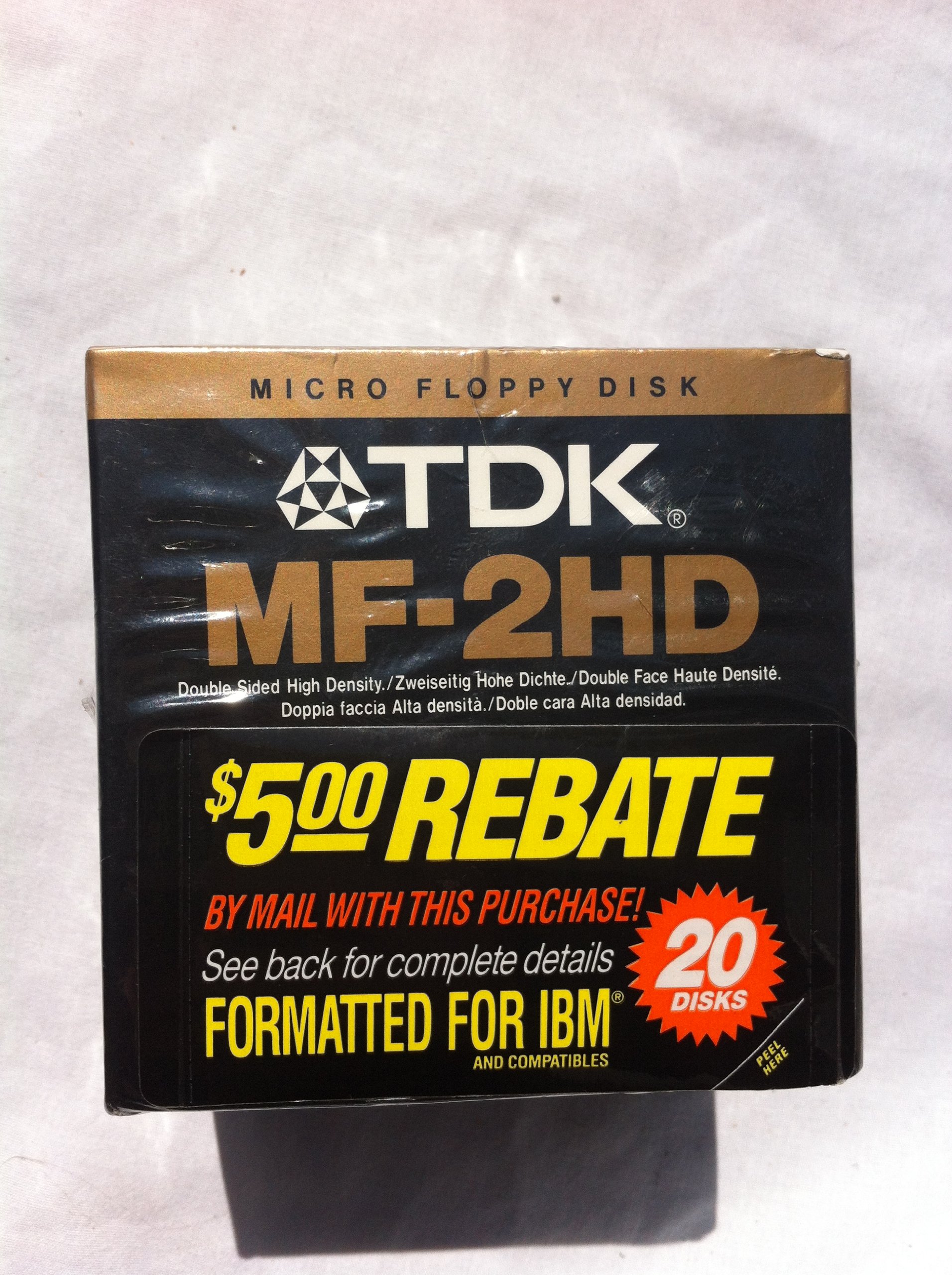 TDK MF-2HD Floppy Disks -- 20 Pack