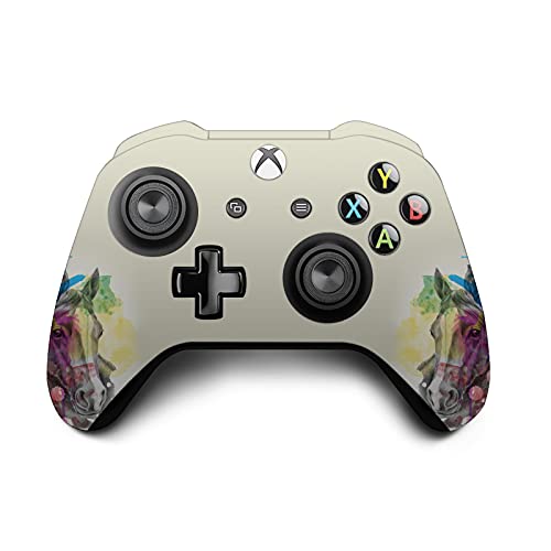 Head Case Designs Officially Licensed Mark Ashkenazi Horse Art Mix Vinyl Sticker Gaming Skin Decal Cover Compatible With Xbox One S Console and Controller Bundle