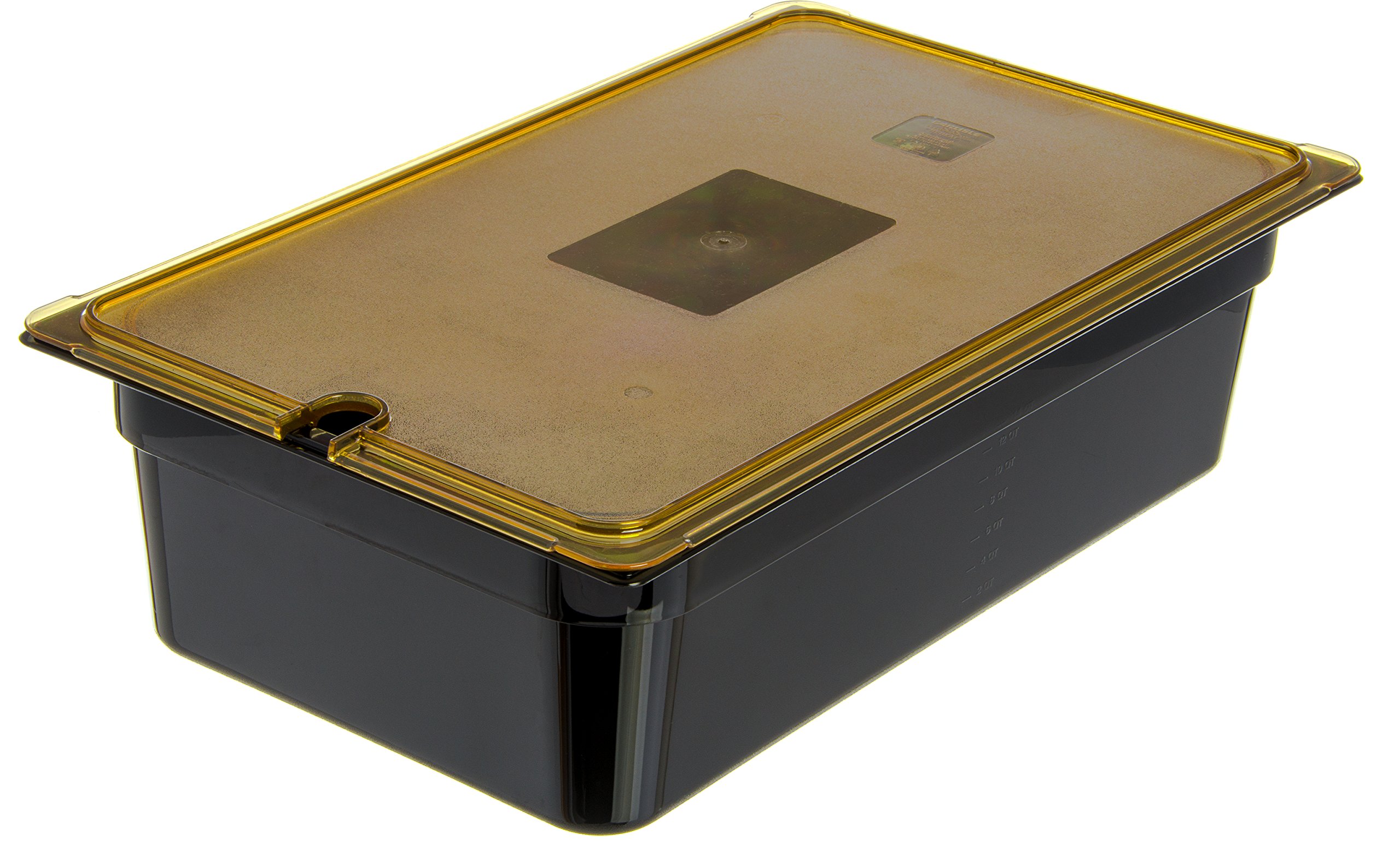 Carlisle FoodService Products 10402B03 StorPlus High Heat Food Pan, 6" Deep, Full Size, Black