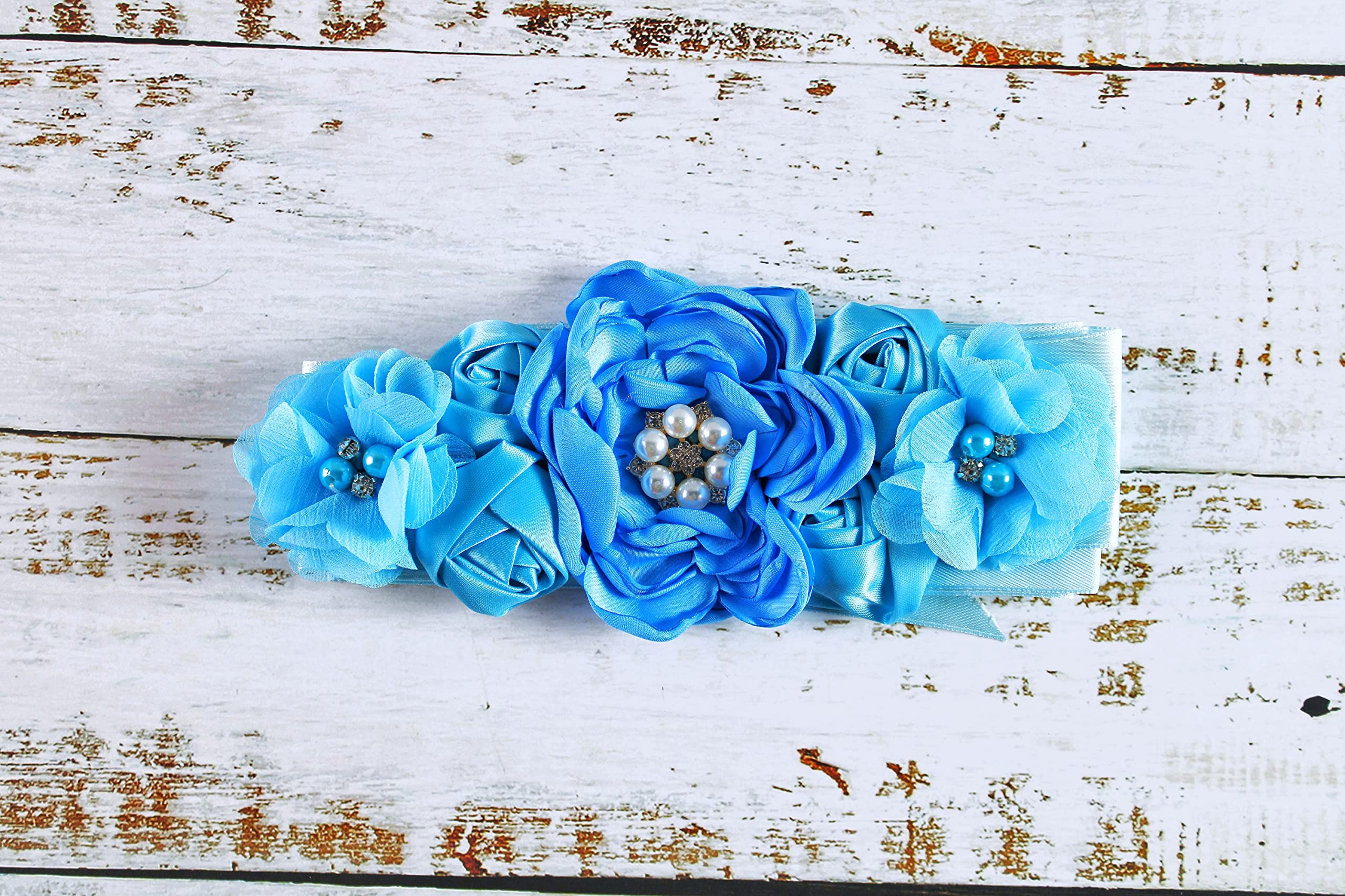 HAPPYLAND Baby Shower Decorations Set Mommy to be Daddy to be Corsage Baby Shower Mommy Sash Pregnancy Maternity Sash to Be Sash Keepsake