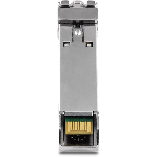 TRENDnet 10GBASE-SR SFP+ Multi Mode LC Module, TEG-10GBSR, Supports Distances up to 300m (984 feet), Hot Pluggable Fiber SFP+ Transceiver, 850nm Wavelength, Lifetime Protection, Silver