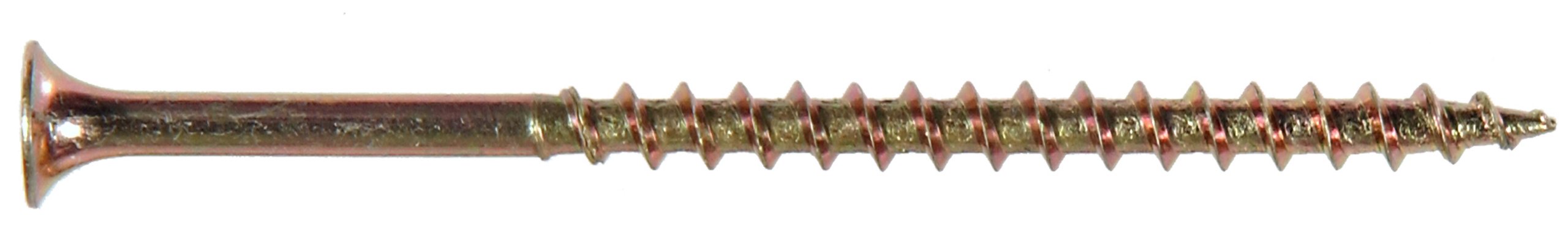 Hillman Bugle Head Phillips All Purpose Wood Screws (#6 x 1") - 100 pc, (Pack of 1) Yellow