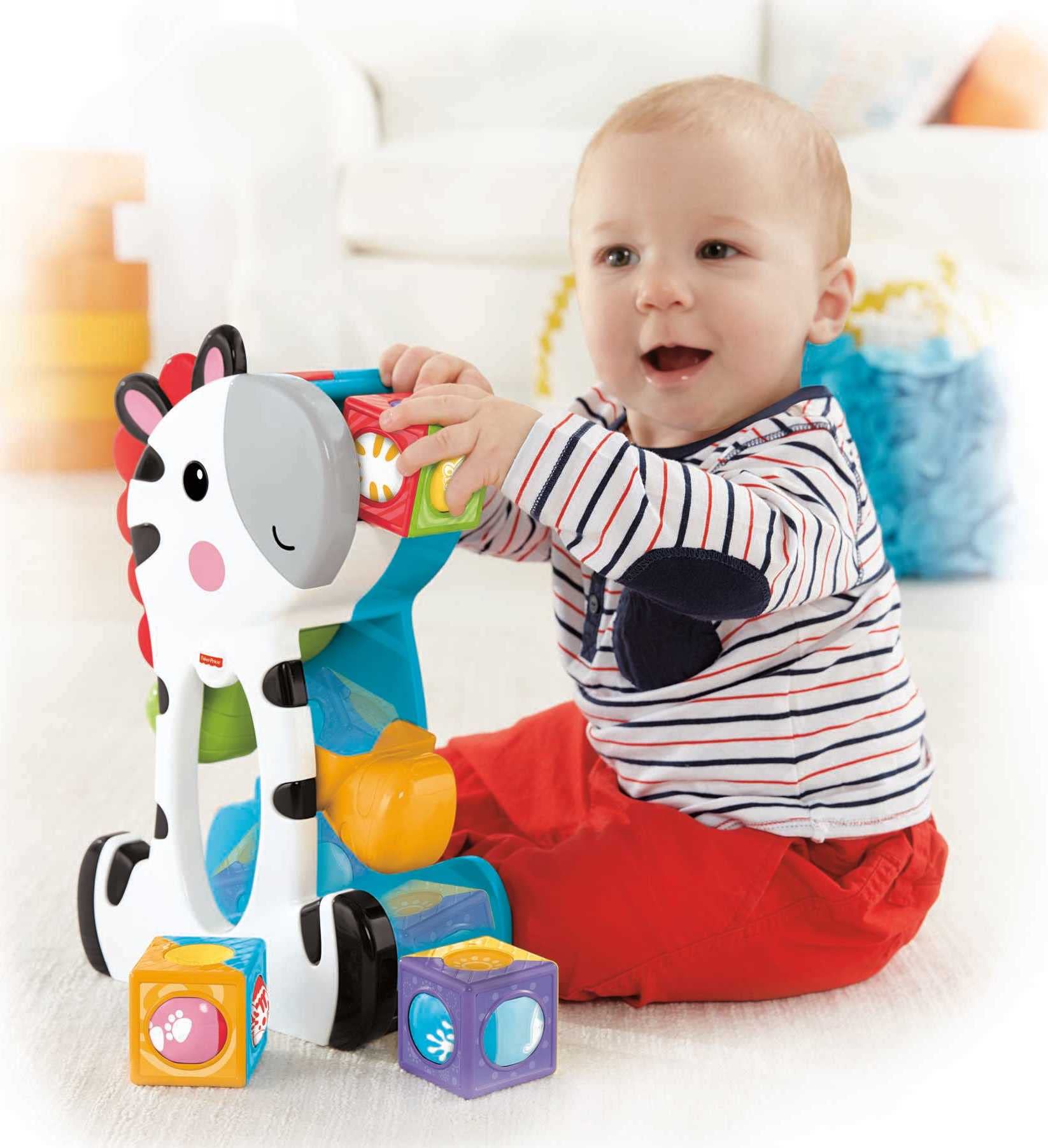 Fisher-Price Roller Blocks Tumblin' Zebra