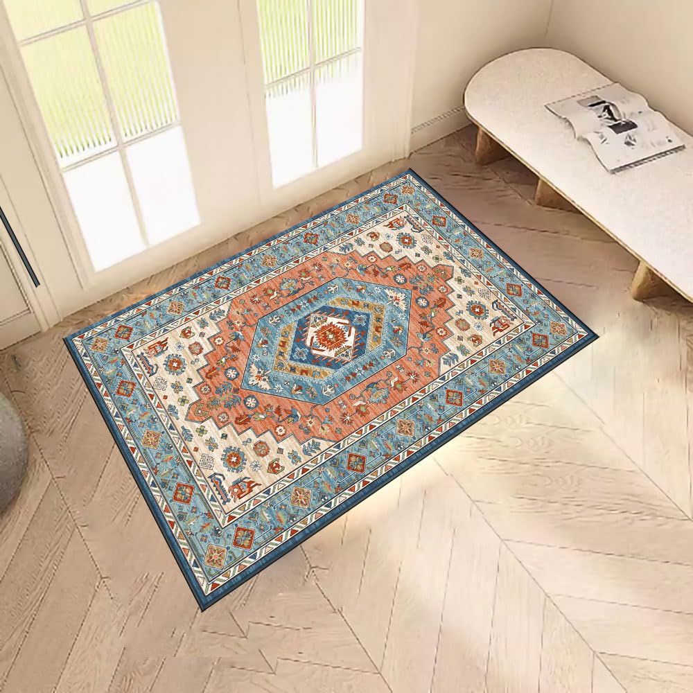 belon Foyer Rugs for Entryway Washable Door Mat Indoor Entrance Rug Non Slip Floor Rug Colorful Carpet 3×4 House Area Rugs for Living Room Bedroom Dining Room Kitchen Home Decor Welcome Mats, Various