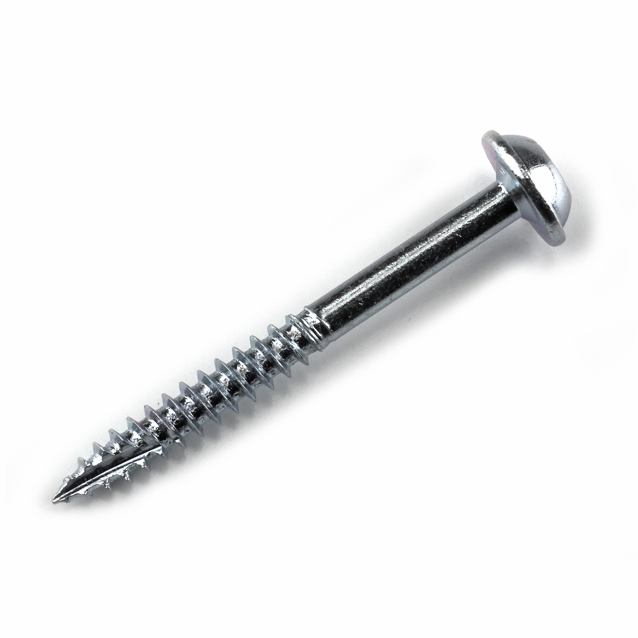 Kreg SML-F150-100 Zinc Pocket Screws, 1-1/2 Inch #7 Fine Thread, Maxi-Loc Head (100 Count)