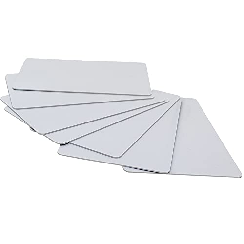 Inkjet Printable Plastic Blank PVC Card Waterproof and Double Side Printing for Inkjet Printers - Requires Compatible Printer and Printing Tray - Compatible with Most Ink Jet pronters (250)
