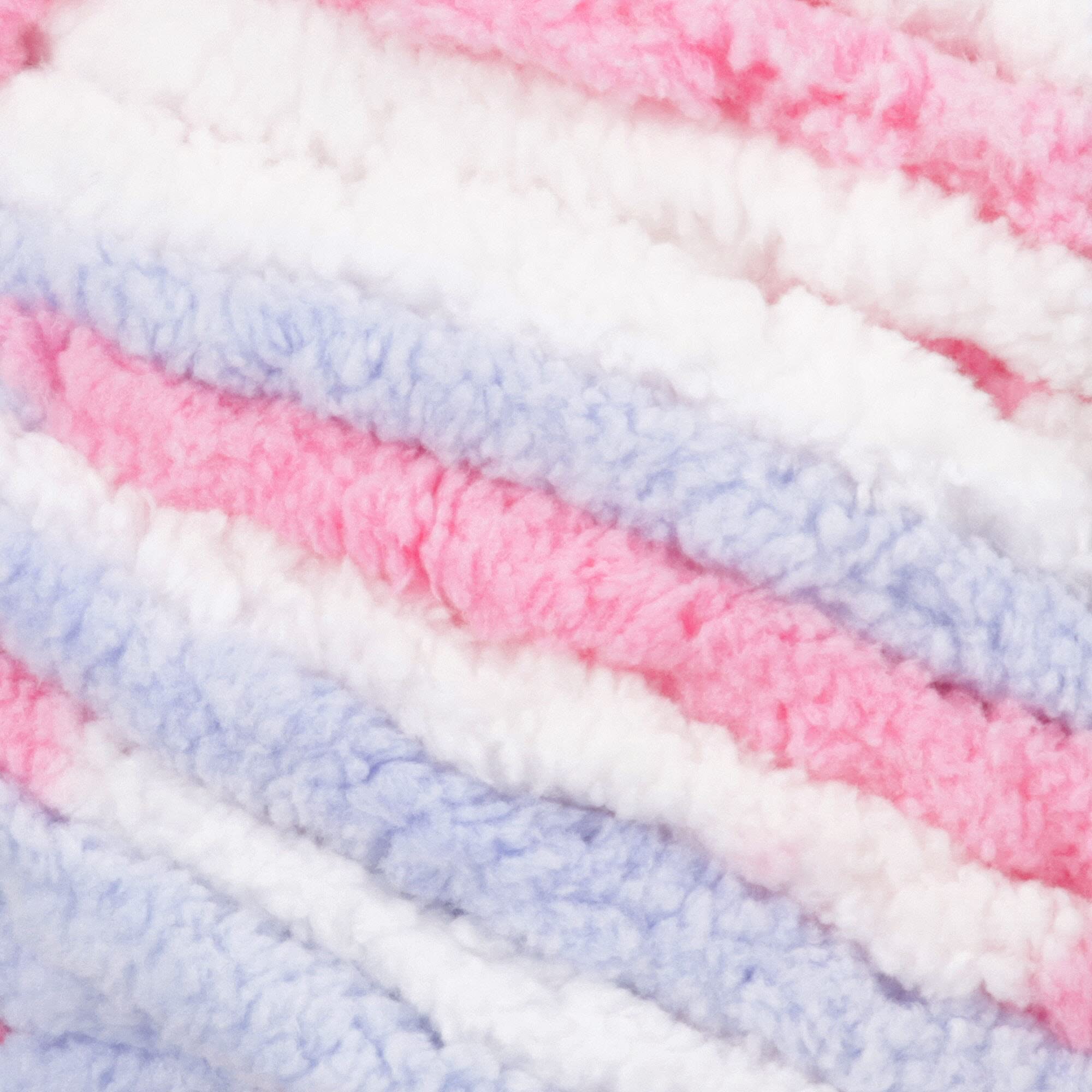 Bernat Baby Blanket Yarn - Big Ball (10.5 oz) - 2 Pack with Pattern Cards in Color (Pink/Blue Ombre)