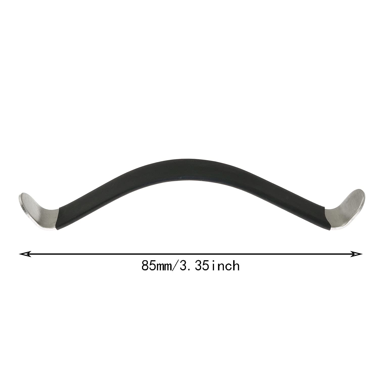 Maxmoral String Spreader 2Pairs Rubber Coated Metal Guitar String Spreaders For Fretboard Cleaning Filing Polishing or Repairs