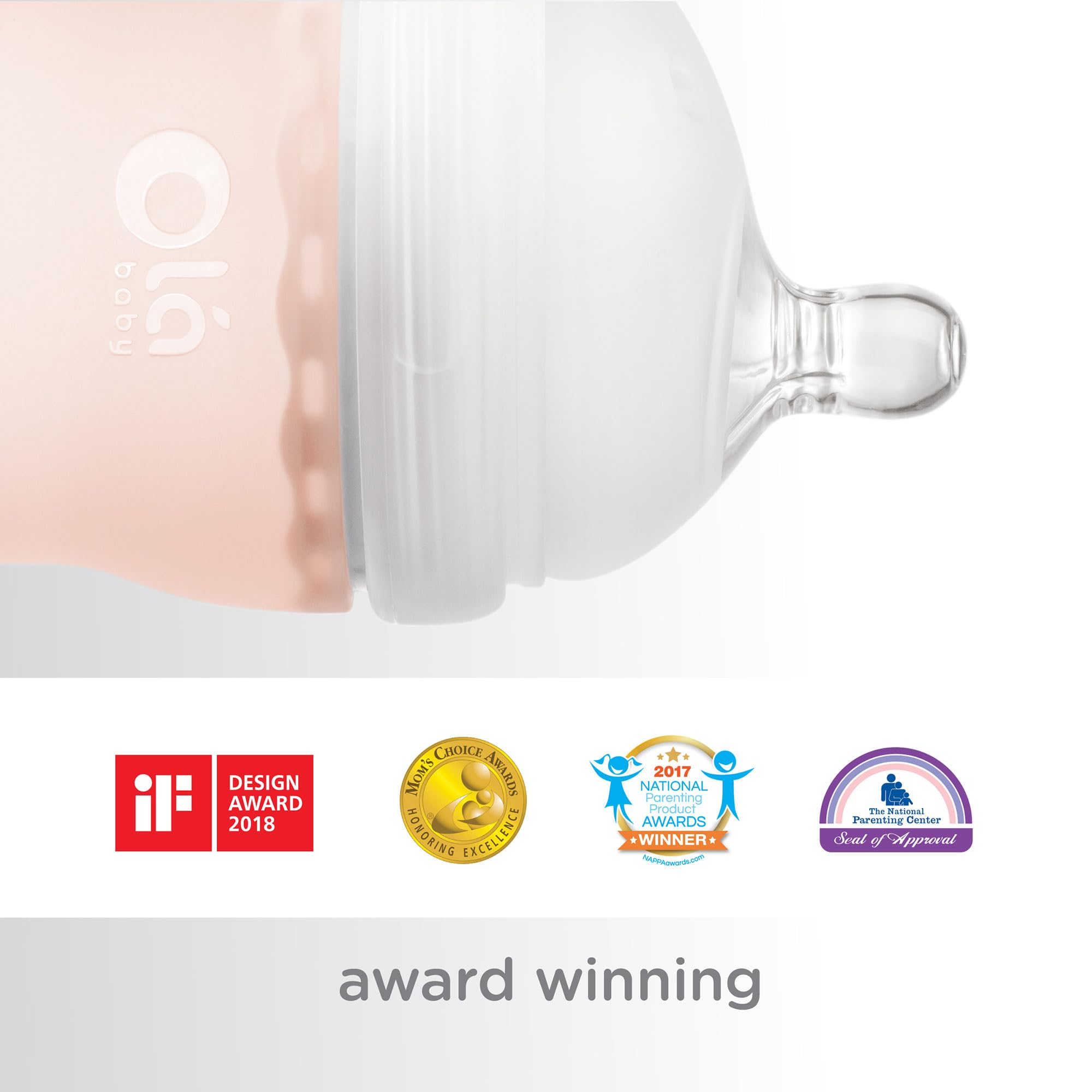 Olababy Gentle Baby Bottle (4oz, Mint)