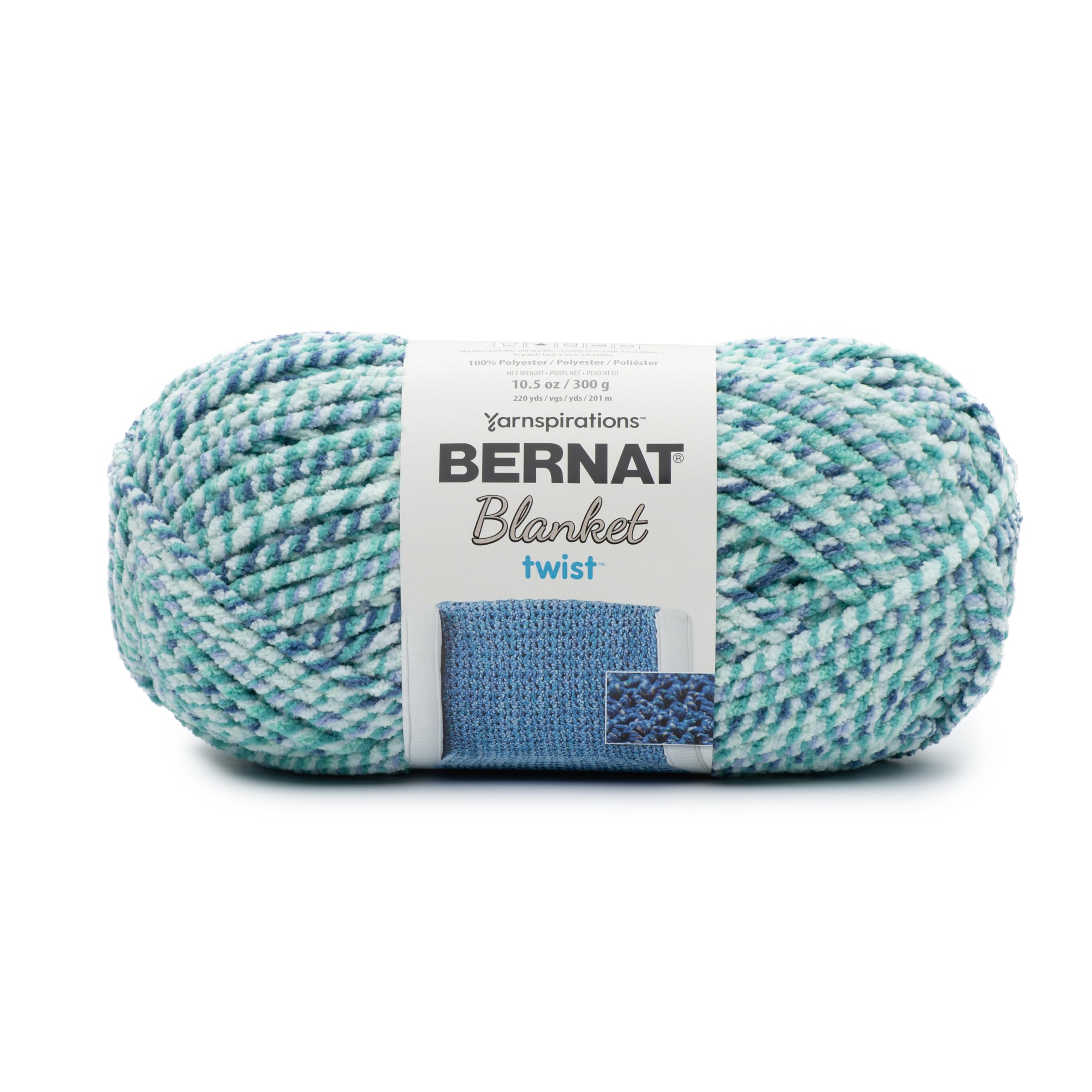 BERNAT BLANKET TWIST, MAKING WAVES