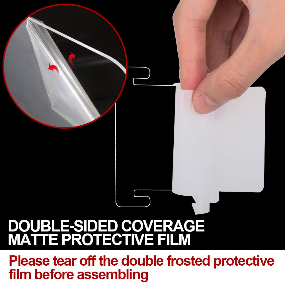 Dice Tower, Dice Rolling Tower Kit with Double Sided Matte Protective Film, Please Tear Off Before Use & Tray Collapsible Portable Easy Roller for Desktop Board Game,RPG, D&D & Foxta