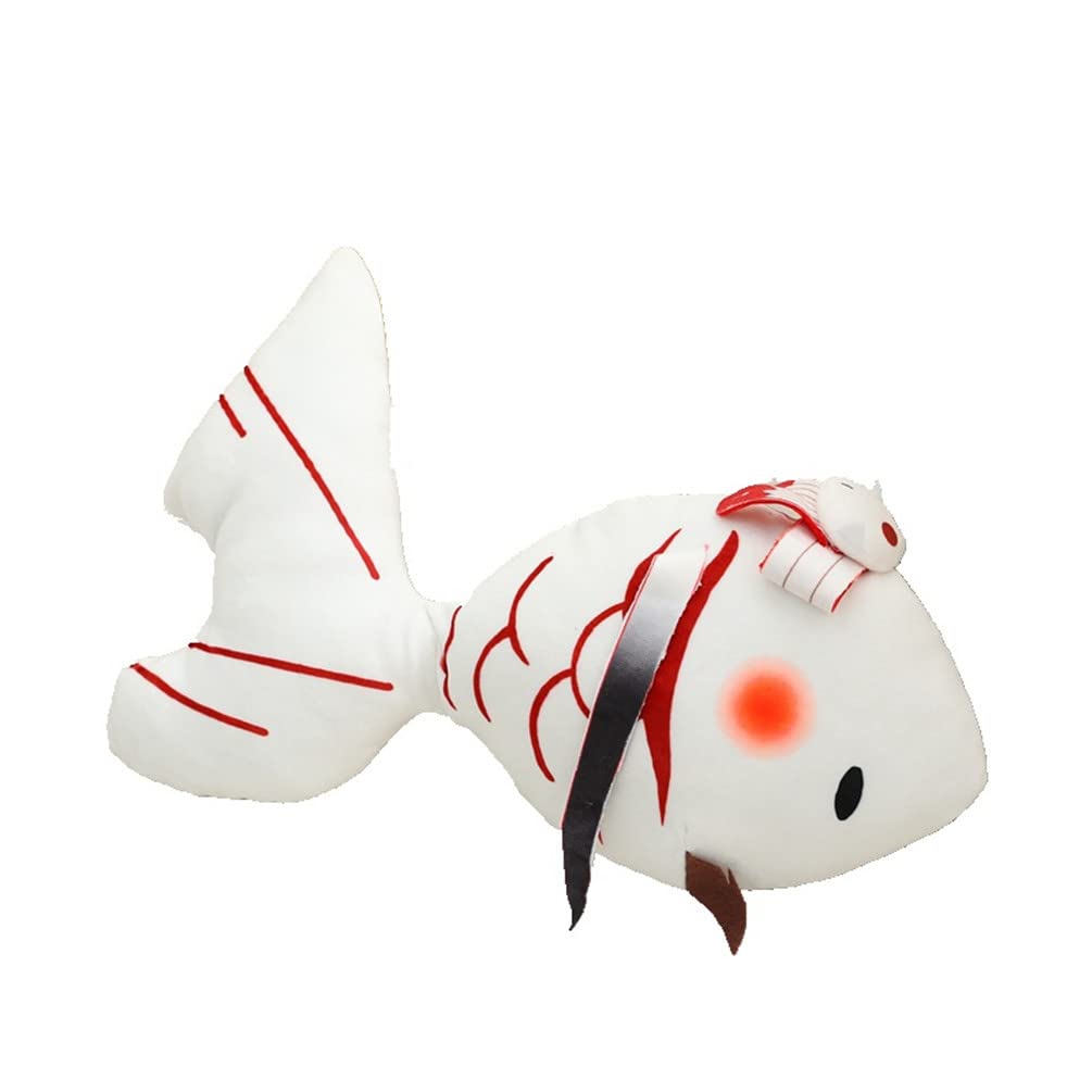Obanai Anime Toilet-Bound Hanako-kun Mokke Plush Doll Pillow Yashiro Nene Jibaku Shōnen Hanako-kun Toy 17〃 Cartoon Doll Bunny Toy (Fish Doll)