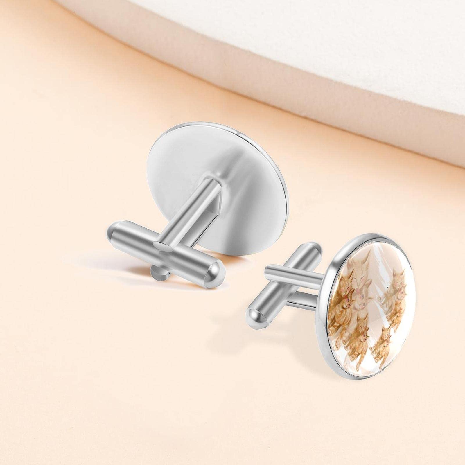 Arrow, Cufflinks and Studs Set for Tuxedo Shirts Business Wedding (Multiple Colors3)