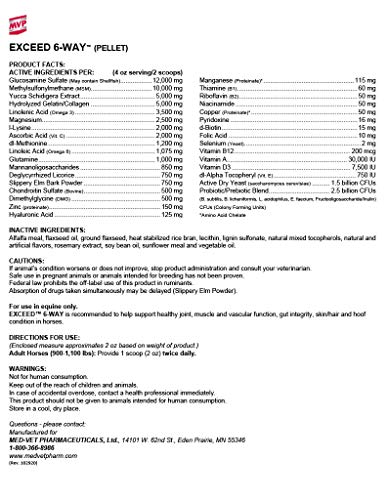 Med-Vet Exceed 6-Way Pellets 16lb
