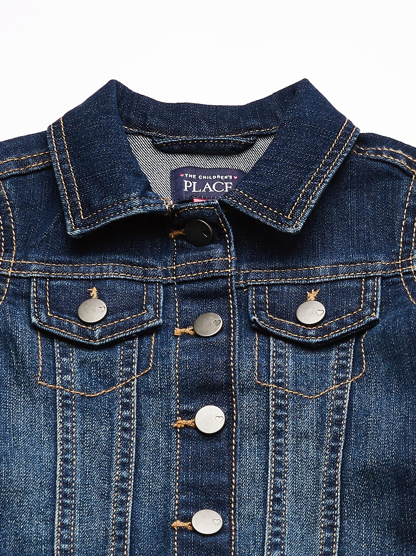 The Children's Place Baby Girls And Toddler Girls Basic Denim Jacket,China Blue,3T