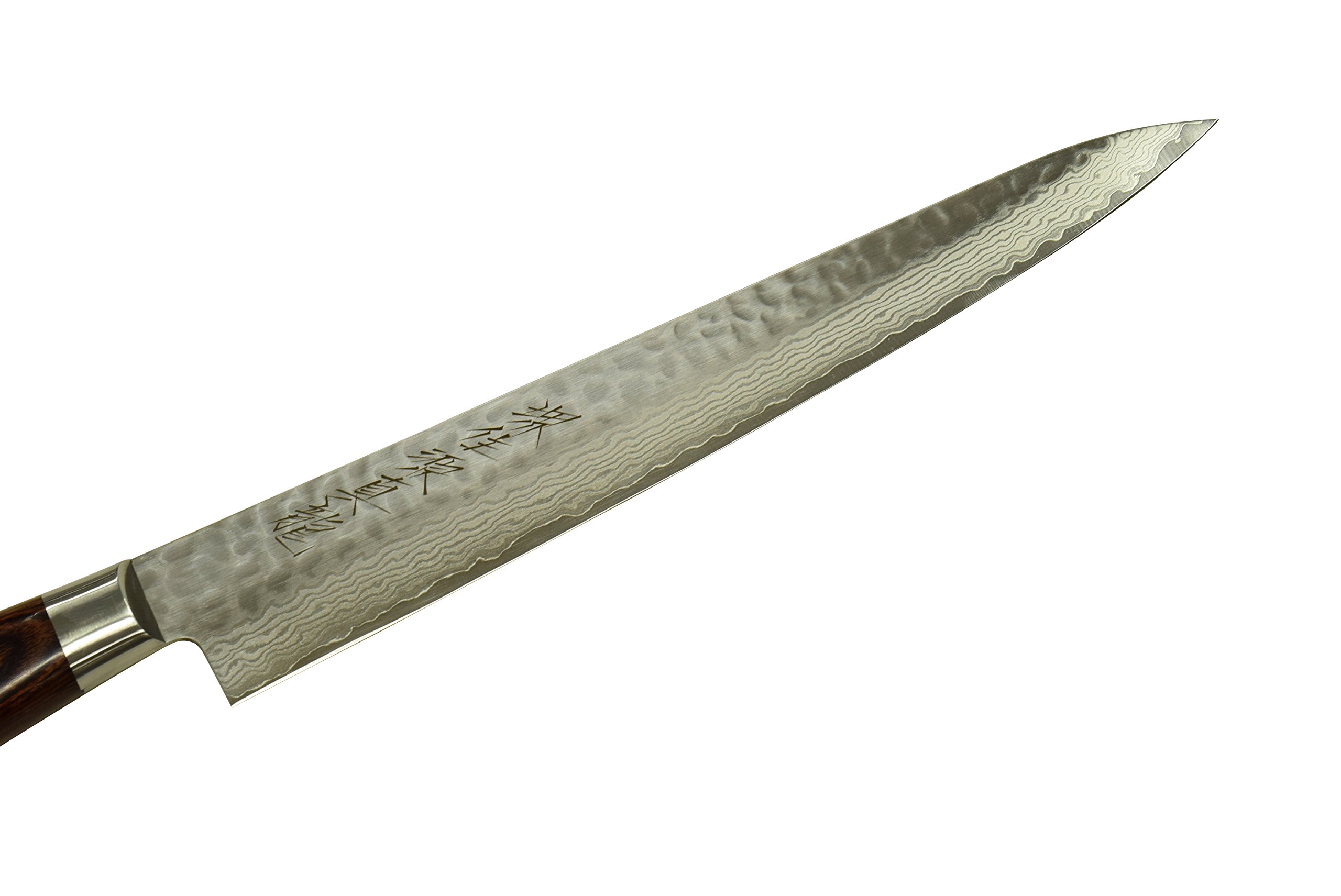 Damascus Steel Sujihiki Japanese Chef's Knife 9.4" Made in Japan