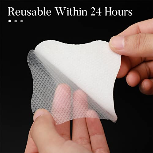 Frienda 20 Pieces Soothing Gel Pads Adjusting Hydrogel Reusable Pads Breastfeeding Essentials Nursing Pads Breast Pads Cooling Relief for Moms Sore Nipples from Pumping or Nursing