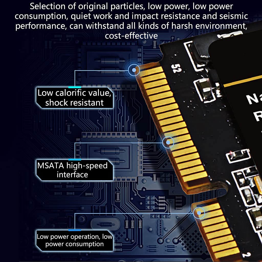 bibididi Solid State Drive Ssd Solid State Drive 3X5Cm Msata Solid State Drive 128Gb Ssd Msata Interface T900 Series,128Gb