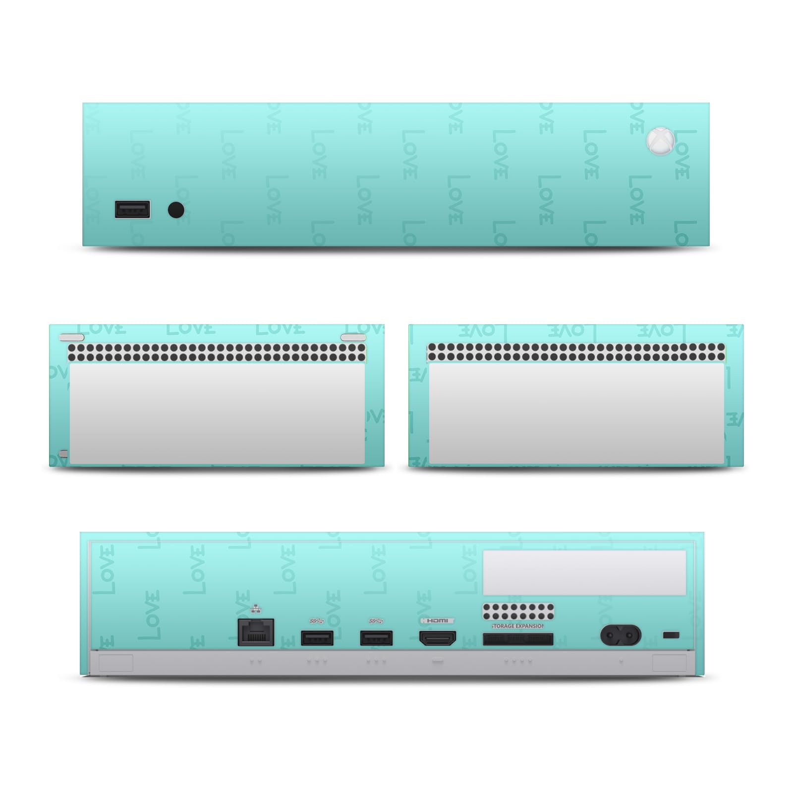 Head Case Designs Officially Licensed Me To You Love Classic Tatty Teddy Vinyl Sticker Gaming Skin Decal Cover Compatible With Xbox Series S Console and Controller Bundle