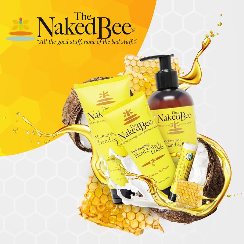 The Naked Bee Organic Orange Blossom Honey Lip Balms - 3 Pack