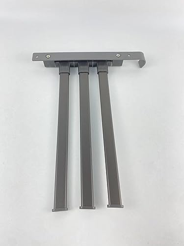 EToops Towel Racks, Swivel Towel Rack, Rustproof and Durable Space Saving Towel Hanger, Towel Bar Swing Out 180° Rotation, Wall Mounted/Glue Mounted Towel Rod with Hook for Bathroom, Kitchen