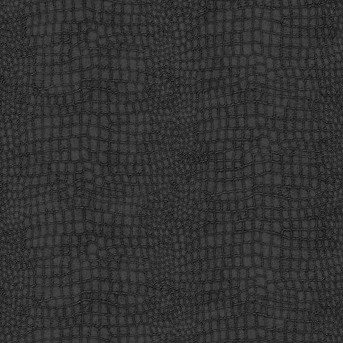 Graham & Brown 32-659 Superfresco Easy Crocodile Black Wallpaper (paste the wall product)