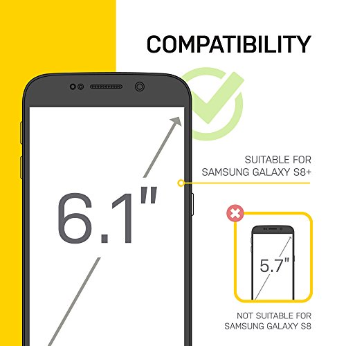OtterBox SYMMETRY SERIES for Samsung Galaxy S8+ - Retail Packaging - TITANIUM SILVER (BLACK/PLATINIUM METALLIC GRAPHIC)