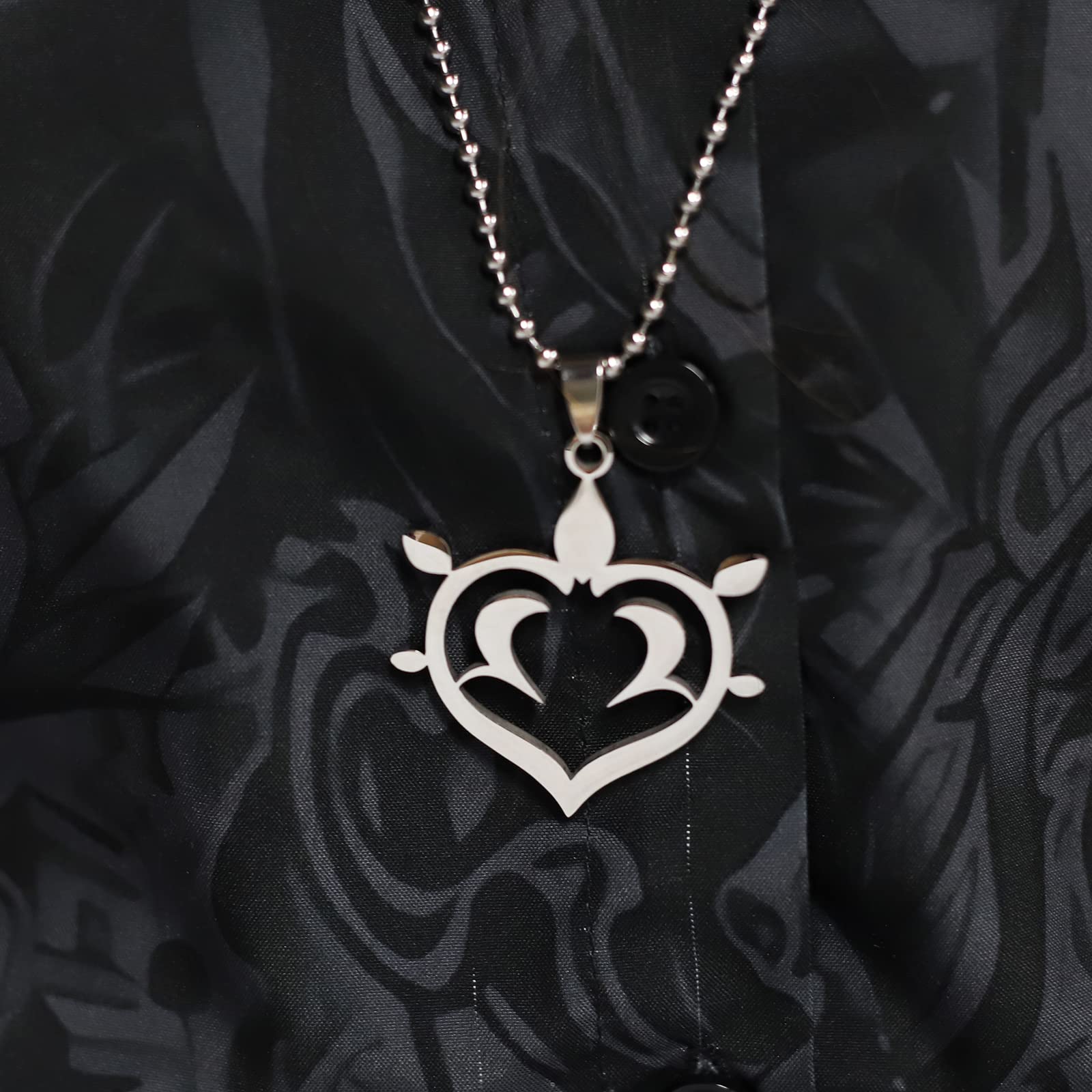 Aufruh Genshin Impact Theme Necklace Seven Element for Game Anime Fans (Dendro)