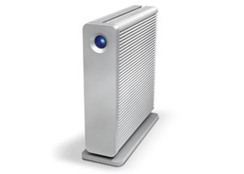 LaCie d2 Quadra Hard Disk 1 TB eSATA/FireWire800/FireWire400/USB 2.0 Desktop External Hard Drive 301442U (Aluminum)