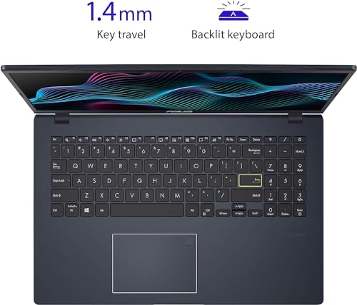 ASUS VivoBook Go L510MA Laptop -15.6" FHD Display, Intel Celeron-N4020, 4GB RAM, 128GB eMMC, Intel UHD Graphics, Webcam, Backlit Keyboard, Wi-Fi 5, Windows 11 Home in S Mode