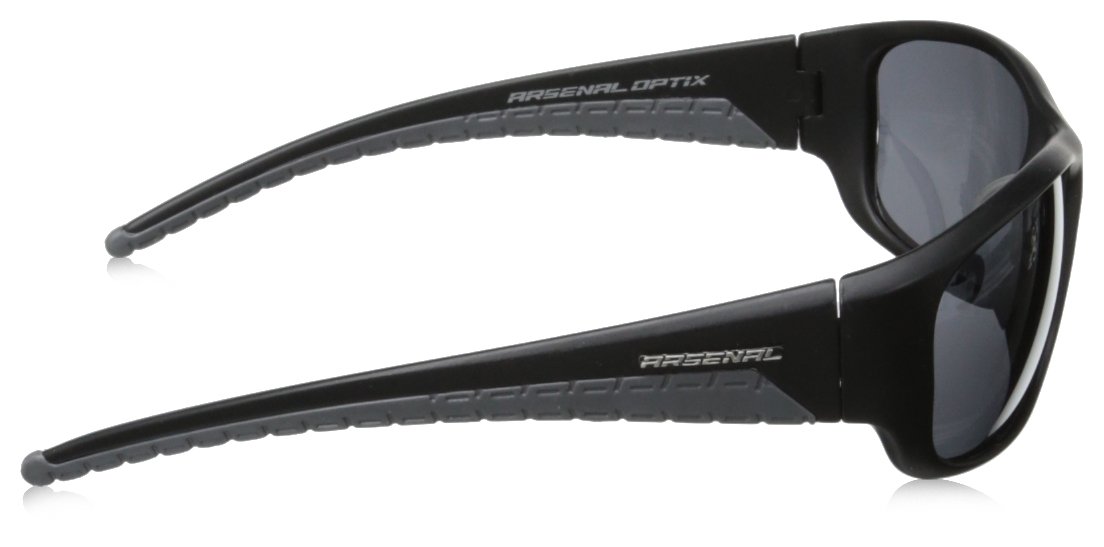 Arsenal Hype Polarized Oval Sunglasses, Satin Black, 59 mm