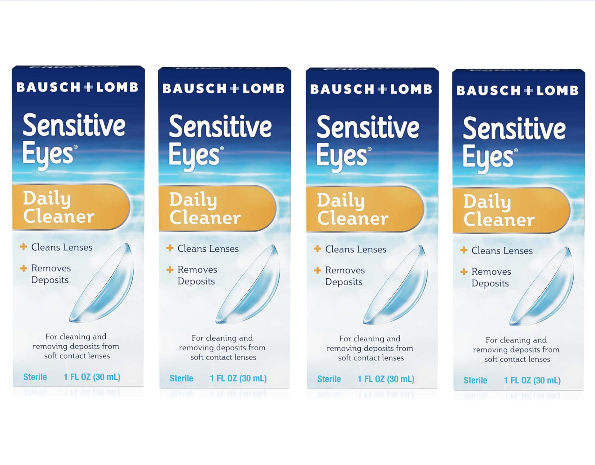 B&L Sens Daily Clnr Size .66z Bausch & Lomb Sensitive Eyes Daily Contact Cleaner