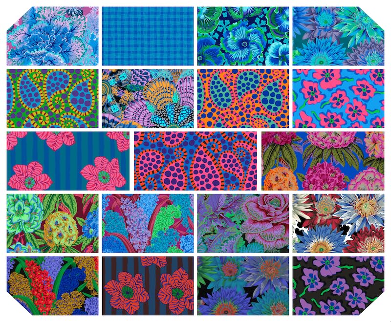 August 2023 Cool 5" Squares 42 5-inch Squares Charm Pack Free Spirit