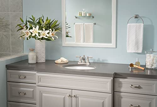 Moen DN8324BN Retreat Collection 24-Inch Bathroom Single-Towel Bar, Brushed Nickel