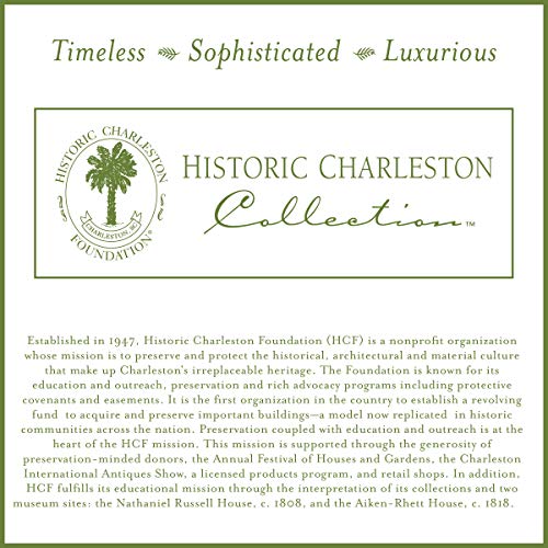HISTORIC CHARLESTON King Charles Classic European Matelasse Cotton Decorative Pillow Case, Euro Sham (26" x 26"), White