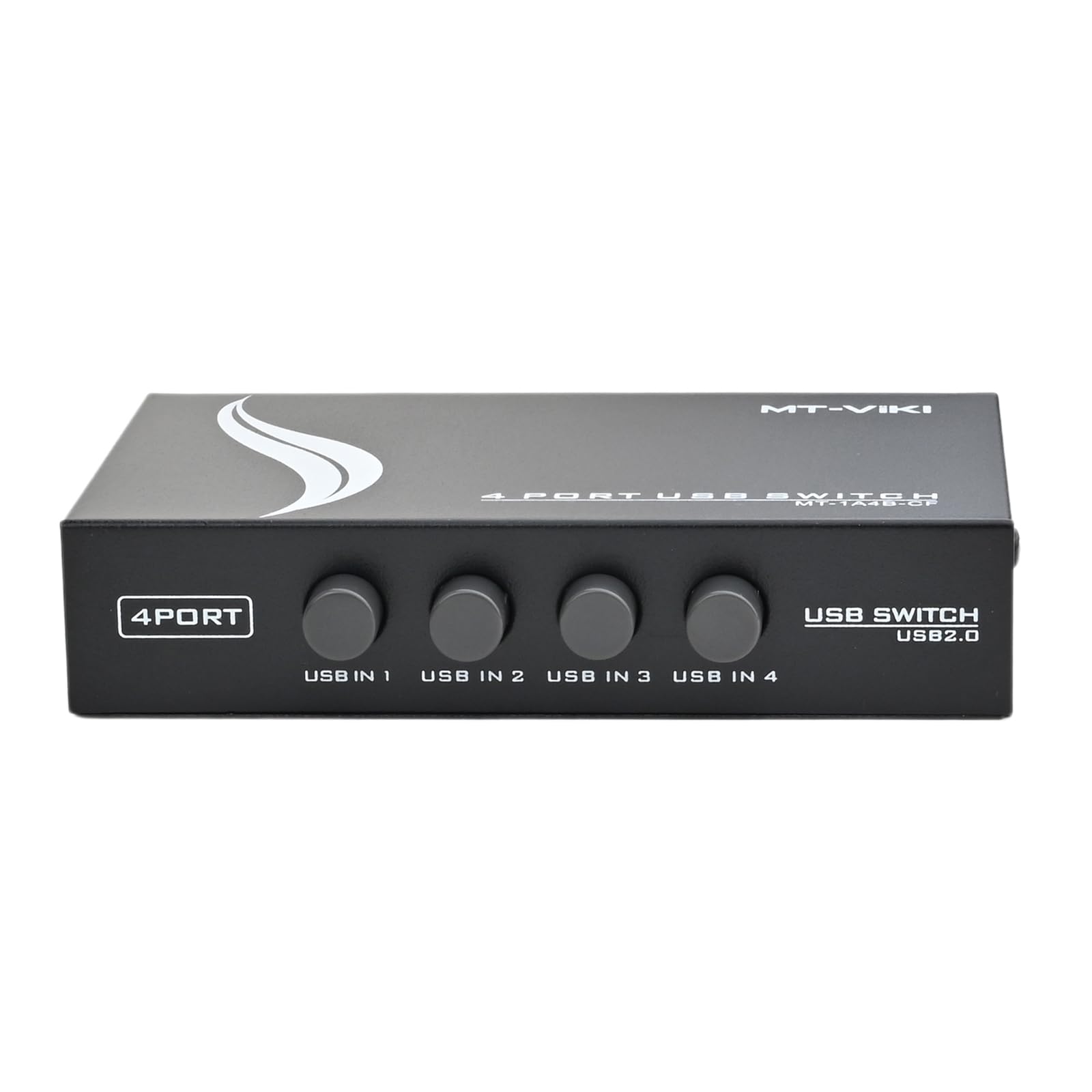 OLLGEN 4 Port USB 2.0 Sharing Manual Switch Box Hub 4 PCS Share Switcher 1 USB Device for Printer Scanner Camera Keyboard (4 Port)