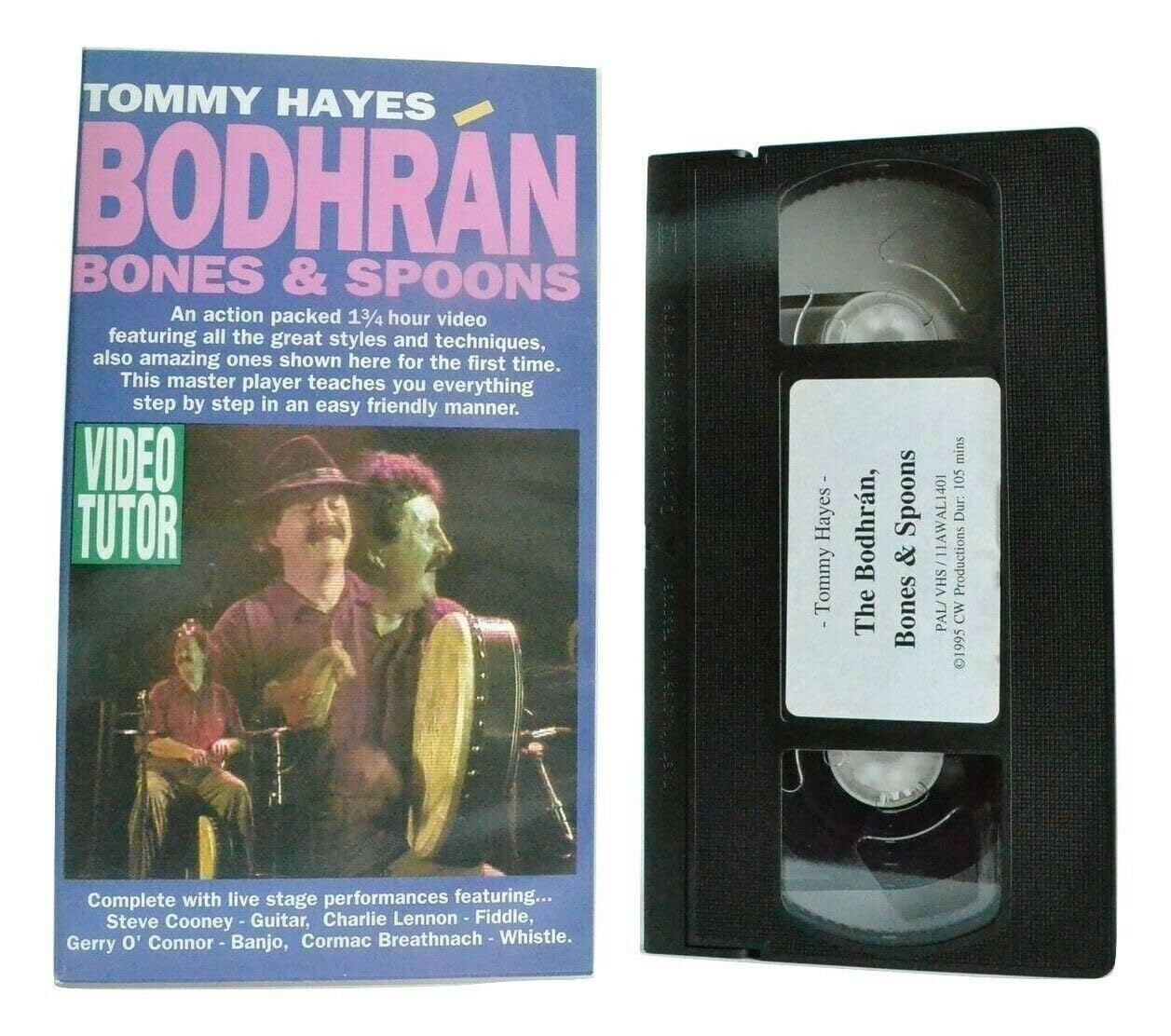 Tommy Hayes - Bodhran Bones & Spoons (VHS)